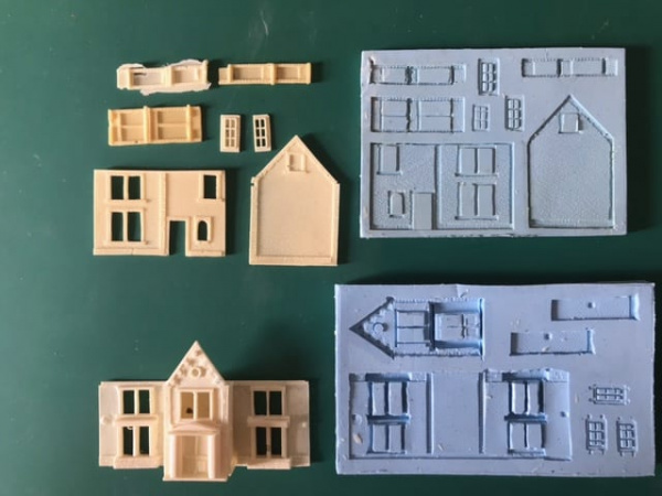 Resin cast with plasticard: How to make customised scale model buildings