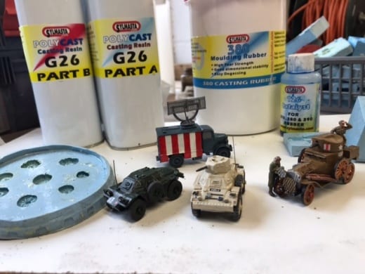 Resin cast with plasticard: How to make customised scale model buildings